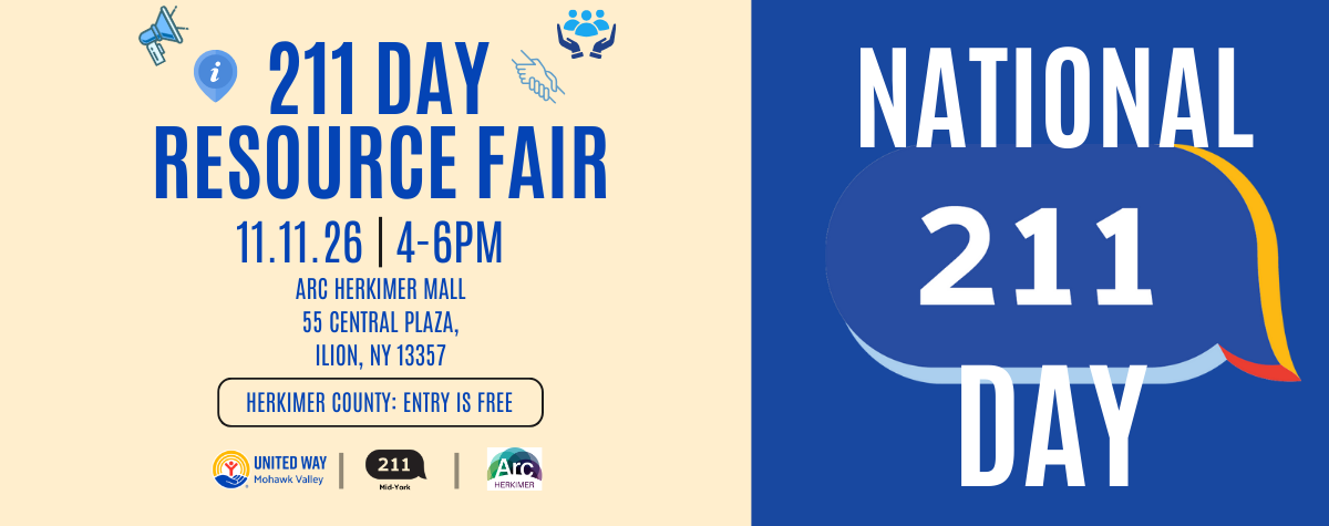 Herkimer County: 211 Day Resource Fair | United Way of the Mohawk Valley